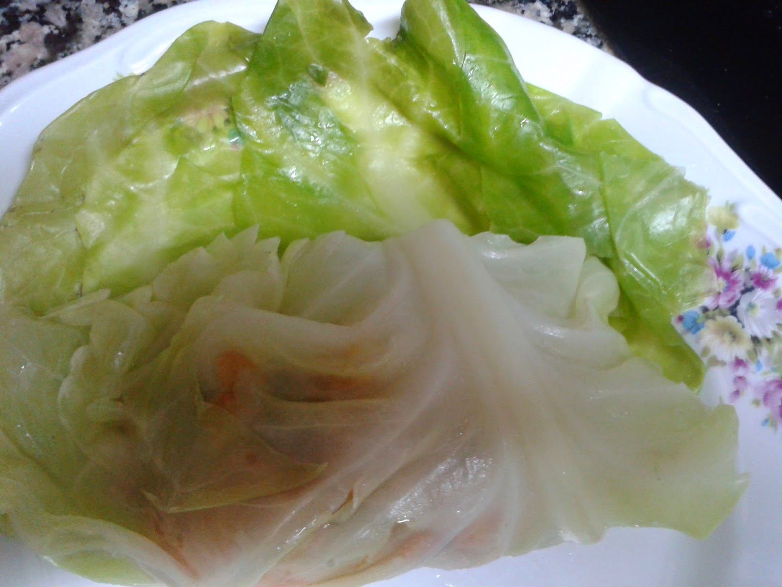 La cocina de Beli: Repollo relleno de bonito y pisto