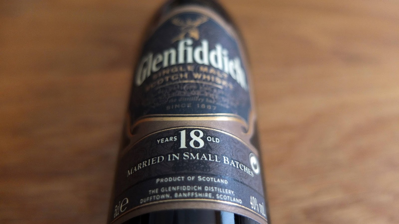 Glenfiddich 18 year old Single Malt Whisky