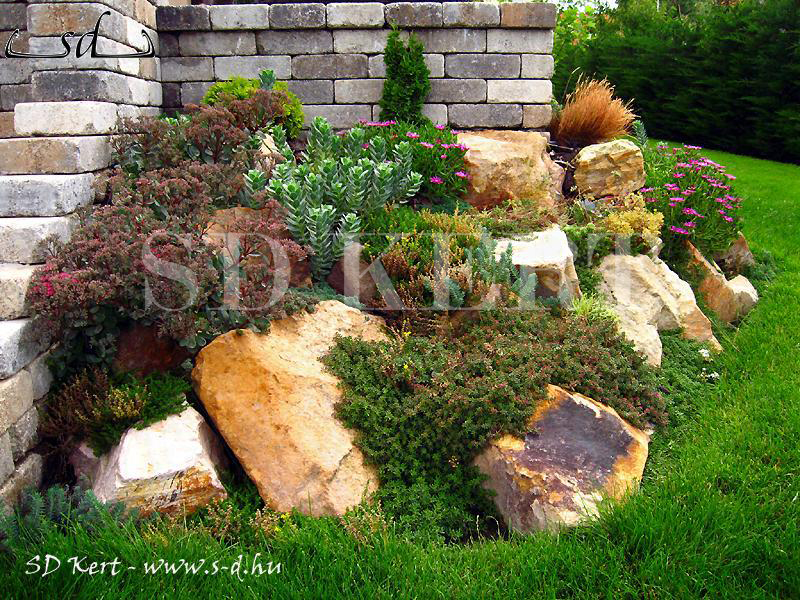 * Csináld magad kertépítés *: Sziklakert építése