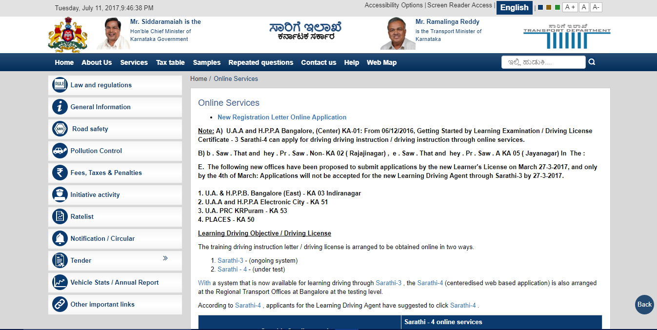 How to Apply for Learning Driving License in Karnataka