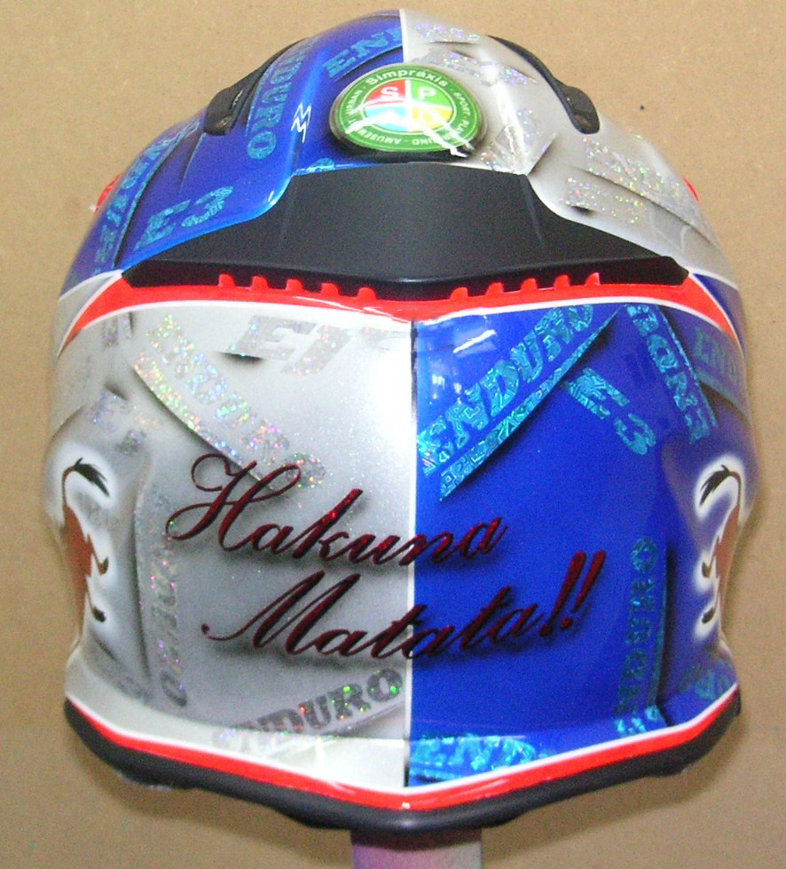 Hand Painted Helmets - Design your helmet today..!!: Custom MX Helmet ...