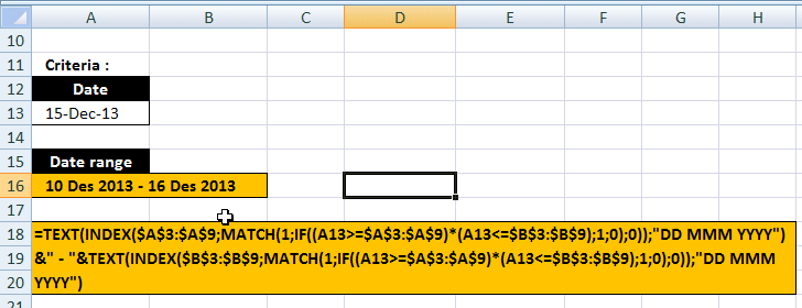 Tips-tips Rumus Excel: Mencari Data Dengan Kriteria Rentang Tanggal ...