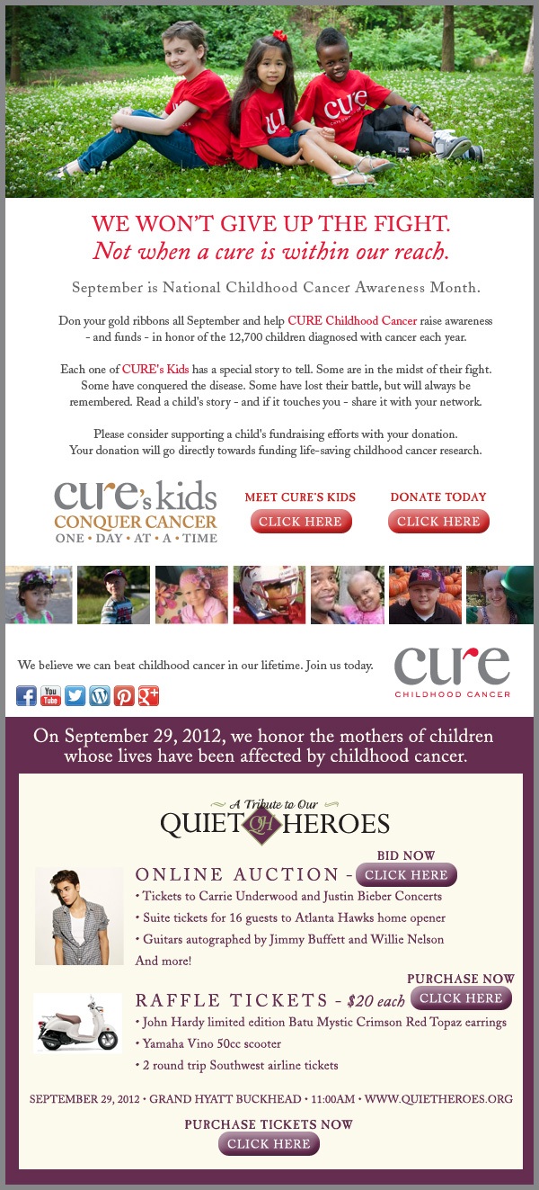 CURE’s Kids Conquer Cancer
