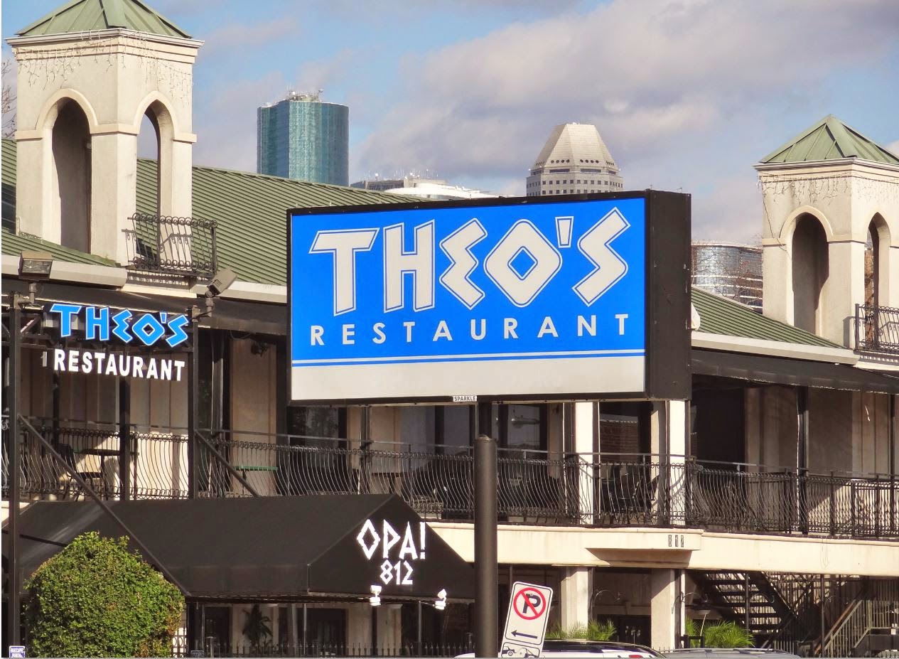 Houston Streetwise: Theo's Restaurant 812 Westheimer Rd Houston, TX 77006