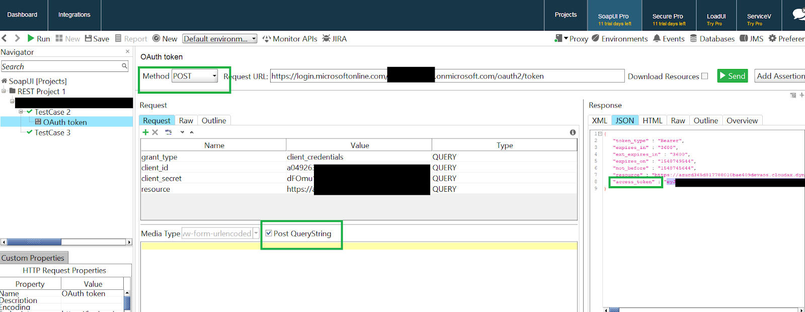 D365 SOAP UI token creation