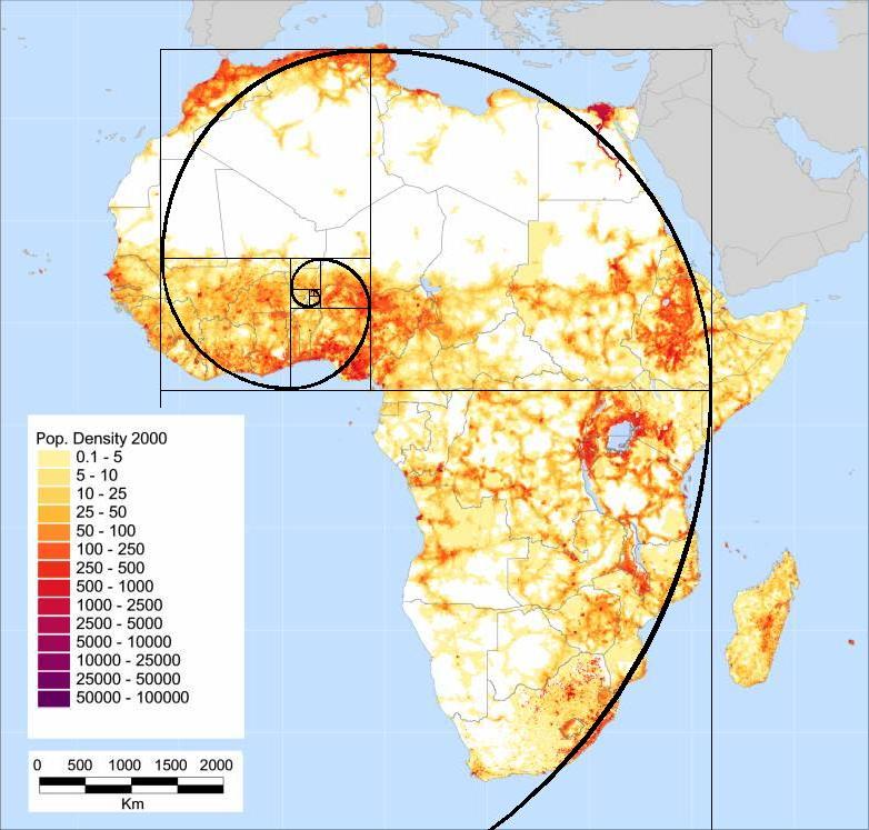 Ear Elephant: Fibonacci Spiral In Human Settlement Patterns