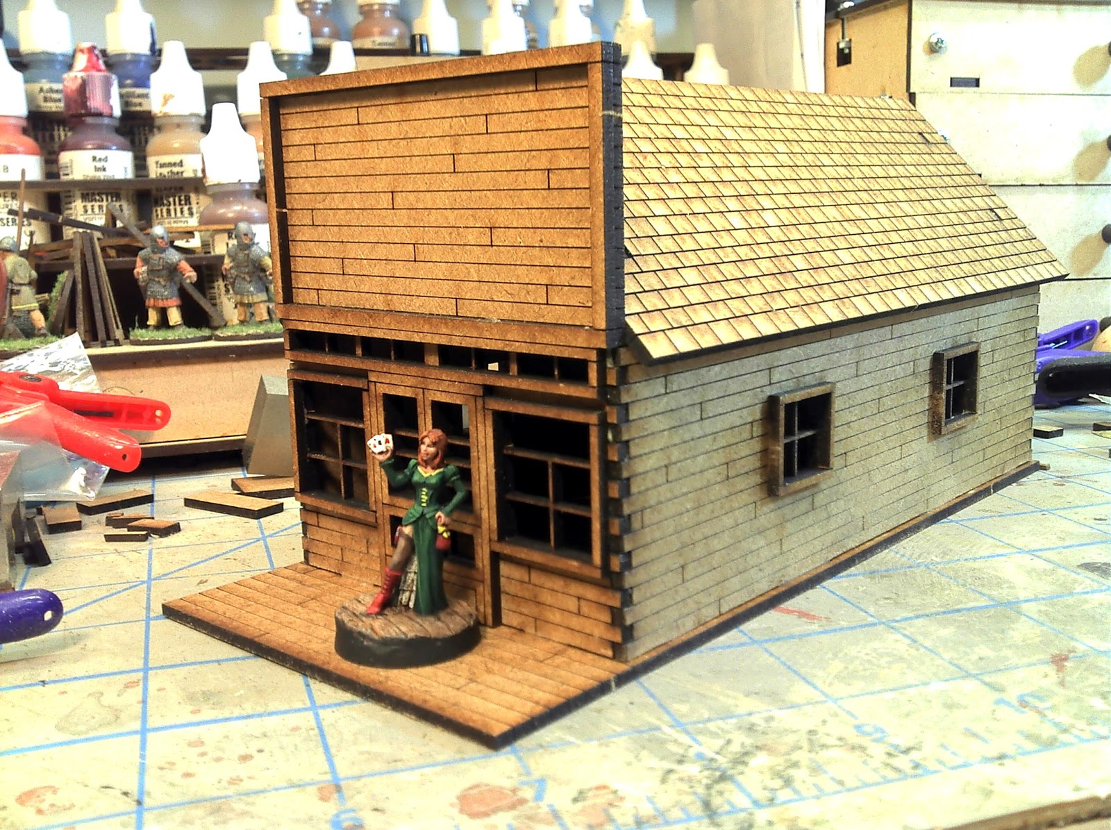 Wargames and Railroads: Five Buildings from Sarissa Precision