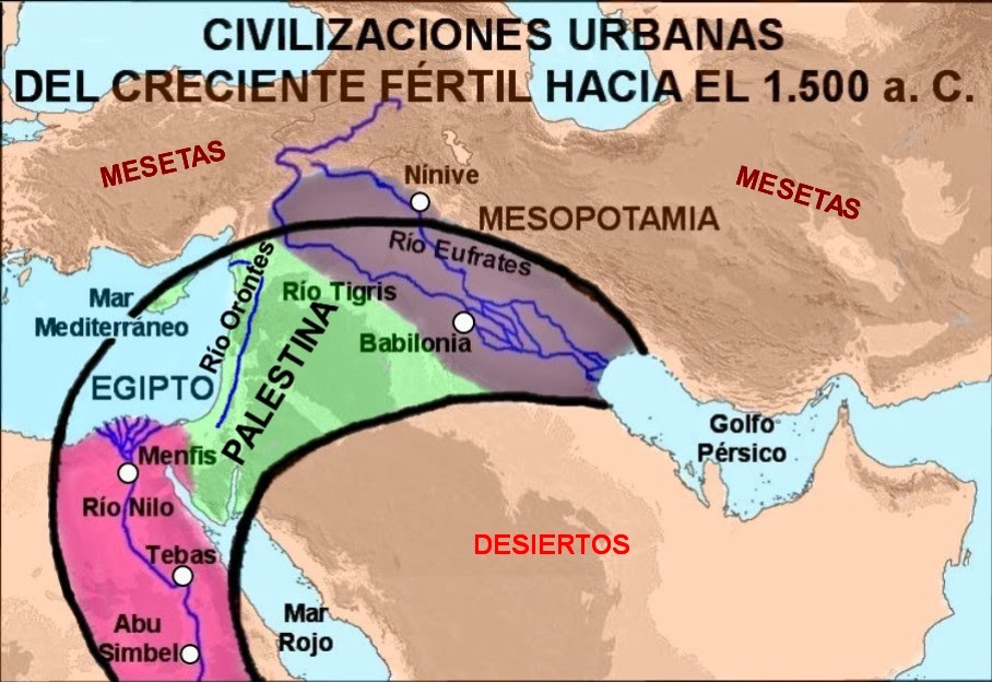 HISTOGEOMAPAS: CIVILIZACIONES URBANAS DEL CRECIENTE FÉRTIL