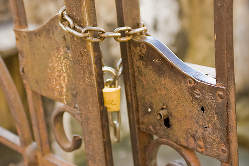 luz no escuro: Ferrugem