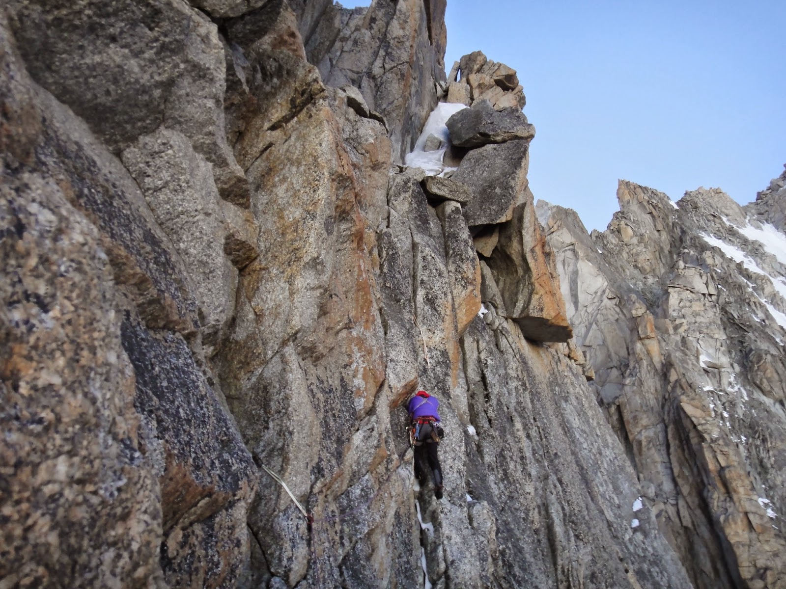 Grand Capucin 3838 mts, "Via Bonatti-Ghigo"
