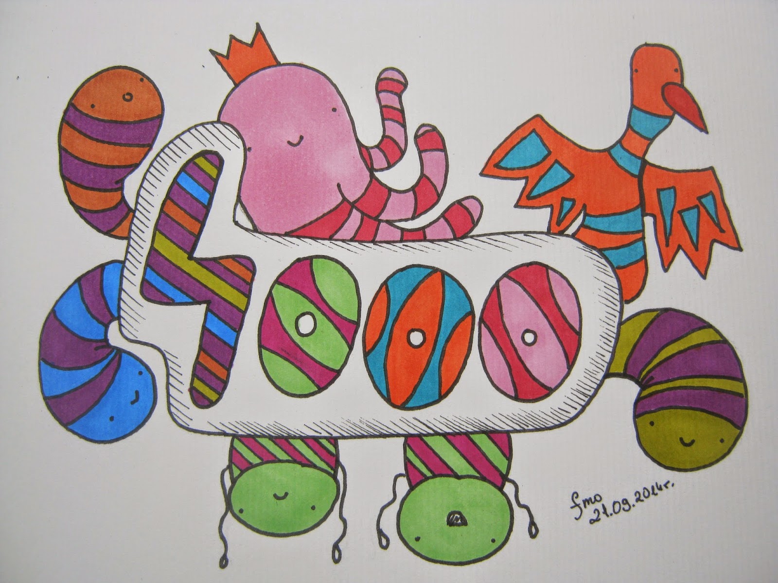 Fmo Art ^_^: 4000 tyś +dziwne rysunki