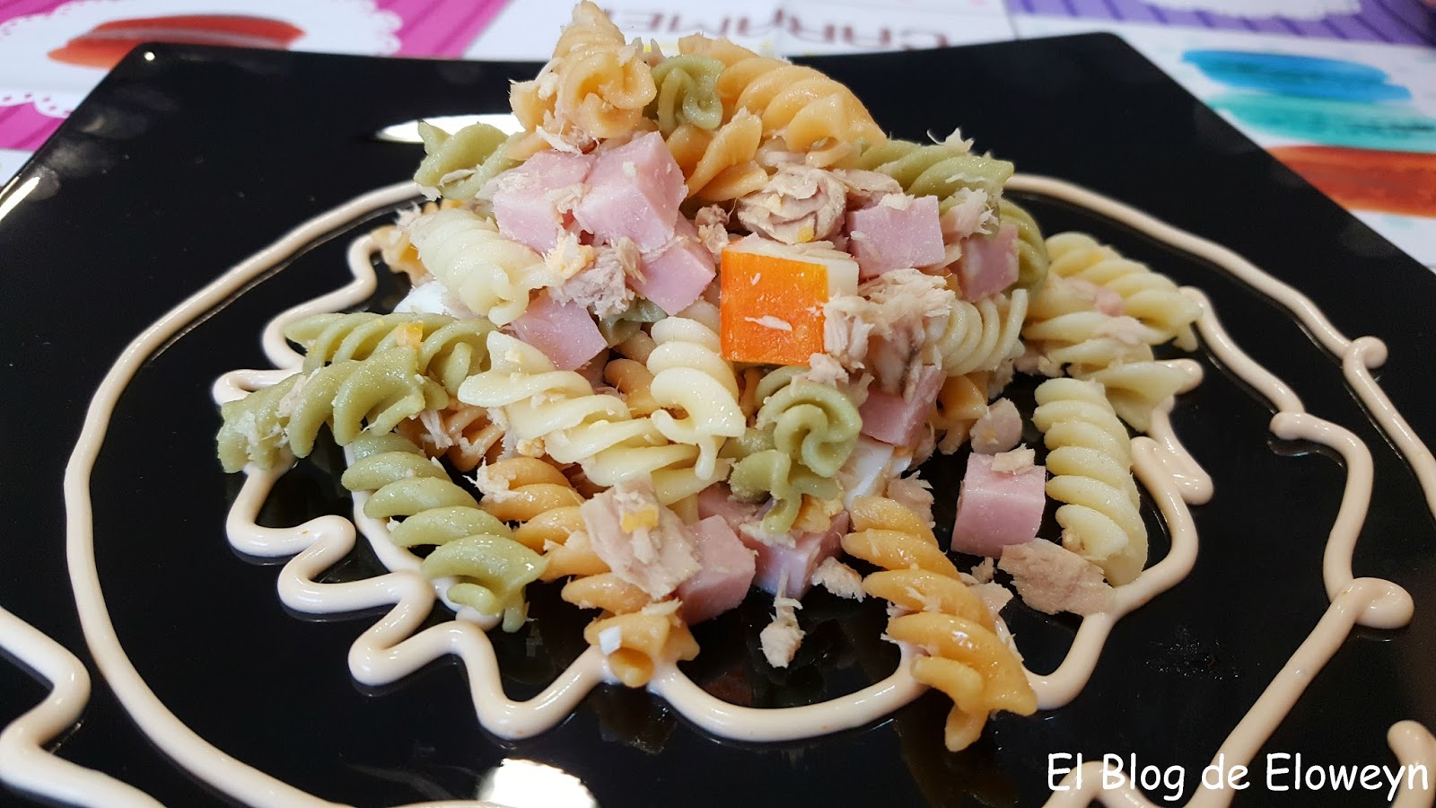 Ensalada de pasta sin verduras | El Blog de Eloweyn