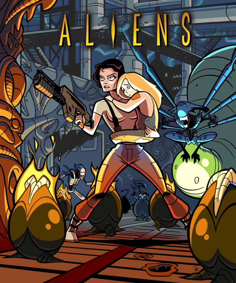 Geek Art Gallery: Illustration: Alien Fan Art