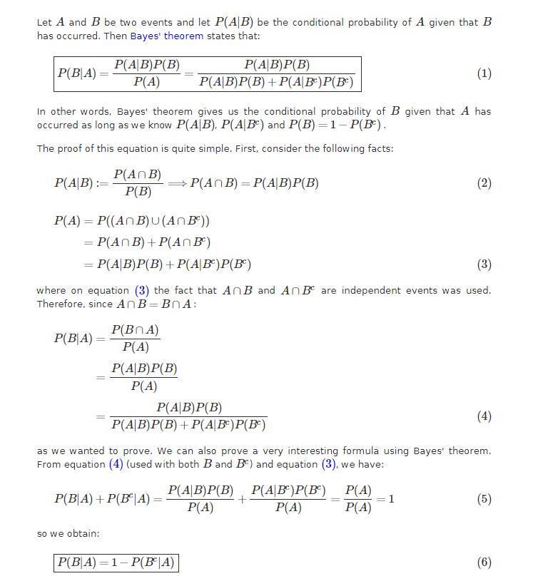 A proof of Bayes' theorem - Institute Of Engineering Nepal