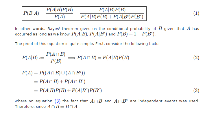 A proof of Bayes' theorem - Institute Of Engineering Nepal