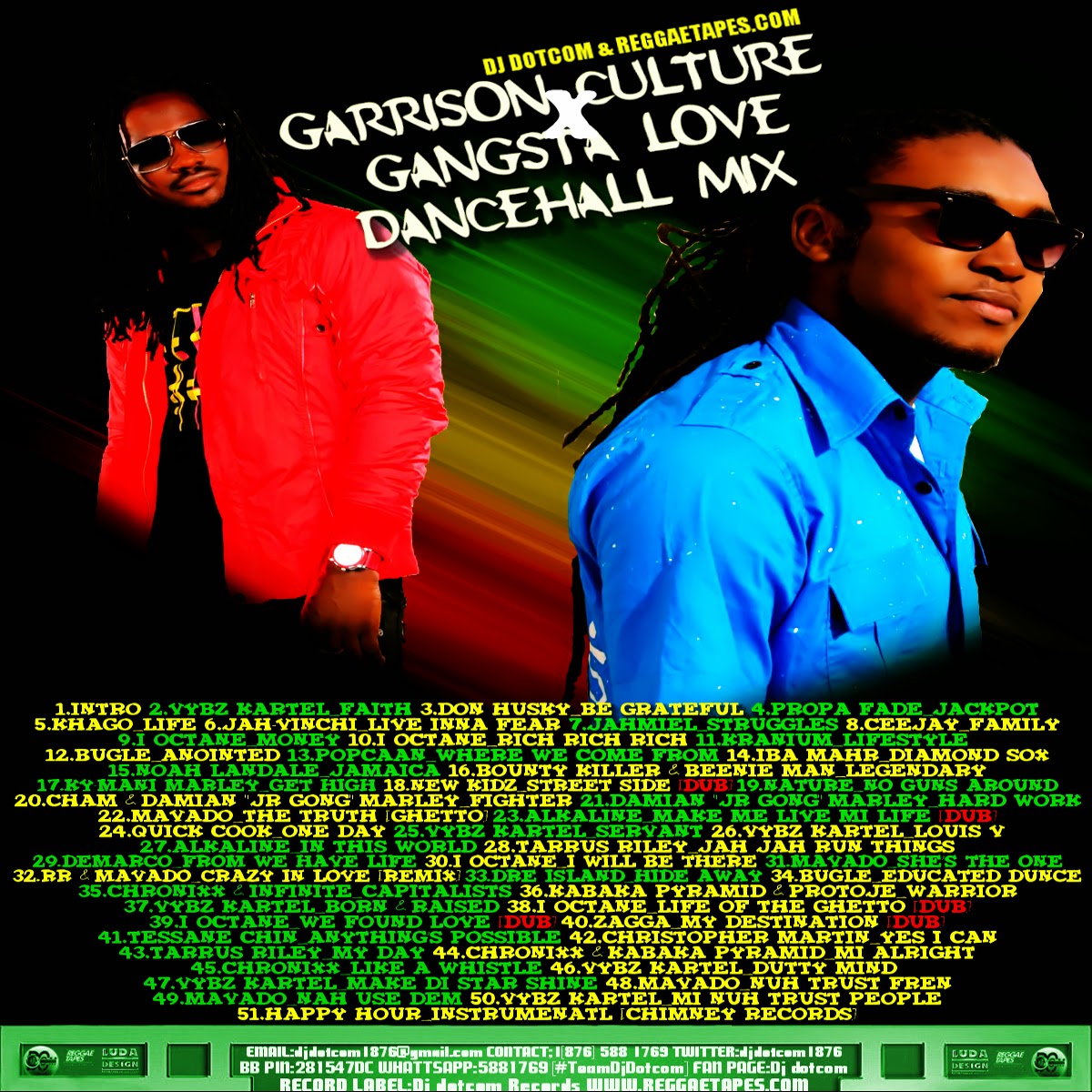 DJ DOTCOM - GARRISON CULTURE X GANGSTA LOVE DANCEHALL MIX | REGGAETAPESHOP