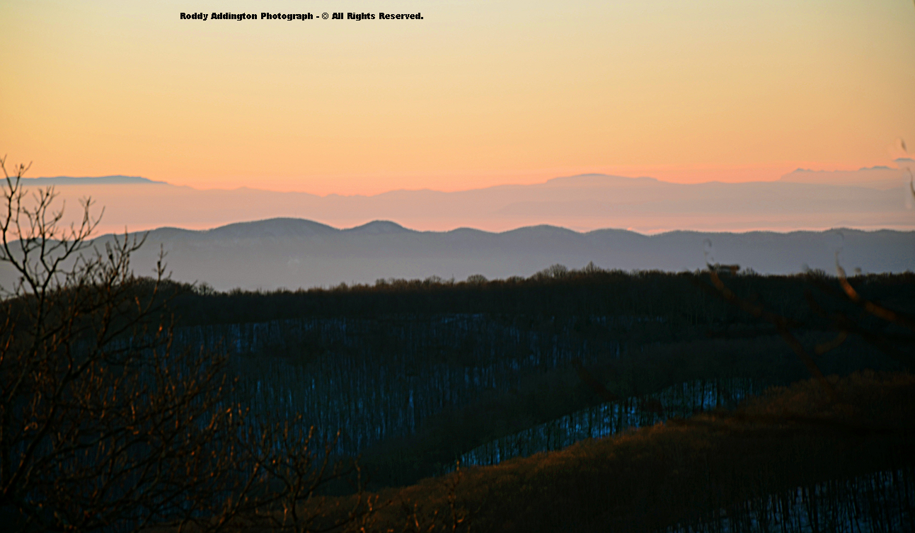 The High Knob Landform: Wintry Period In The High Knob Massif