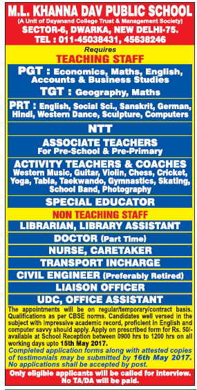 The Library Soup : Librarian and Library Assistant Vacancy in M.L ...