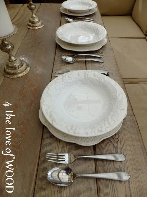 4 the love of wood: HOW TO CREATE A BEAUTIFUL FARMHOUSE TABLE - A TRUE ...
