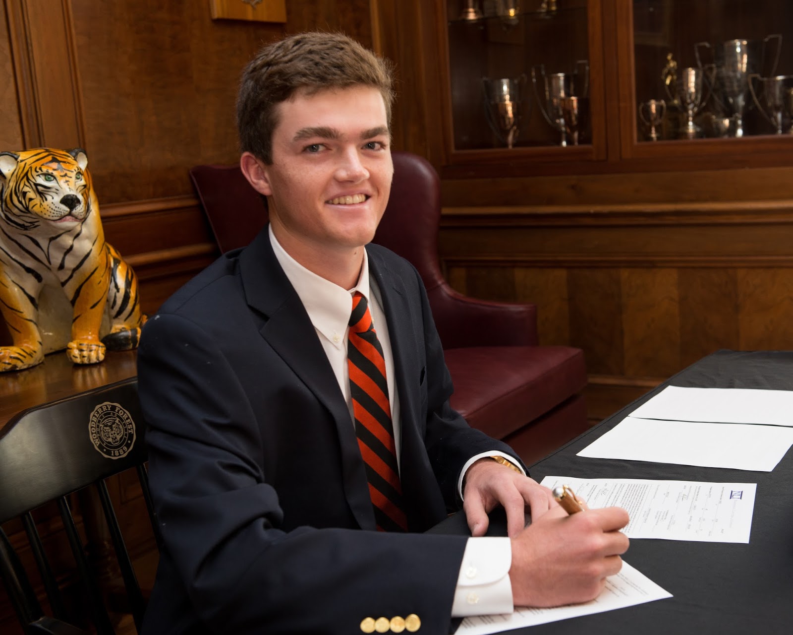 Woodberry Forest Golf: Peter Knade ’16 signs to play golf at University ...