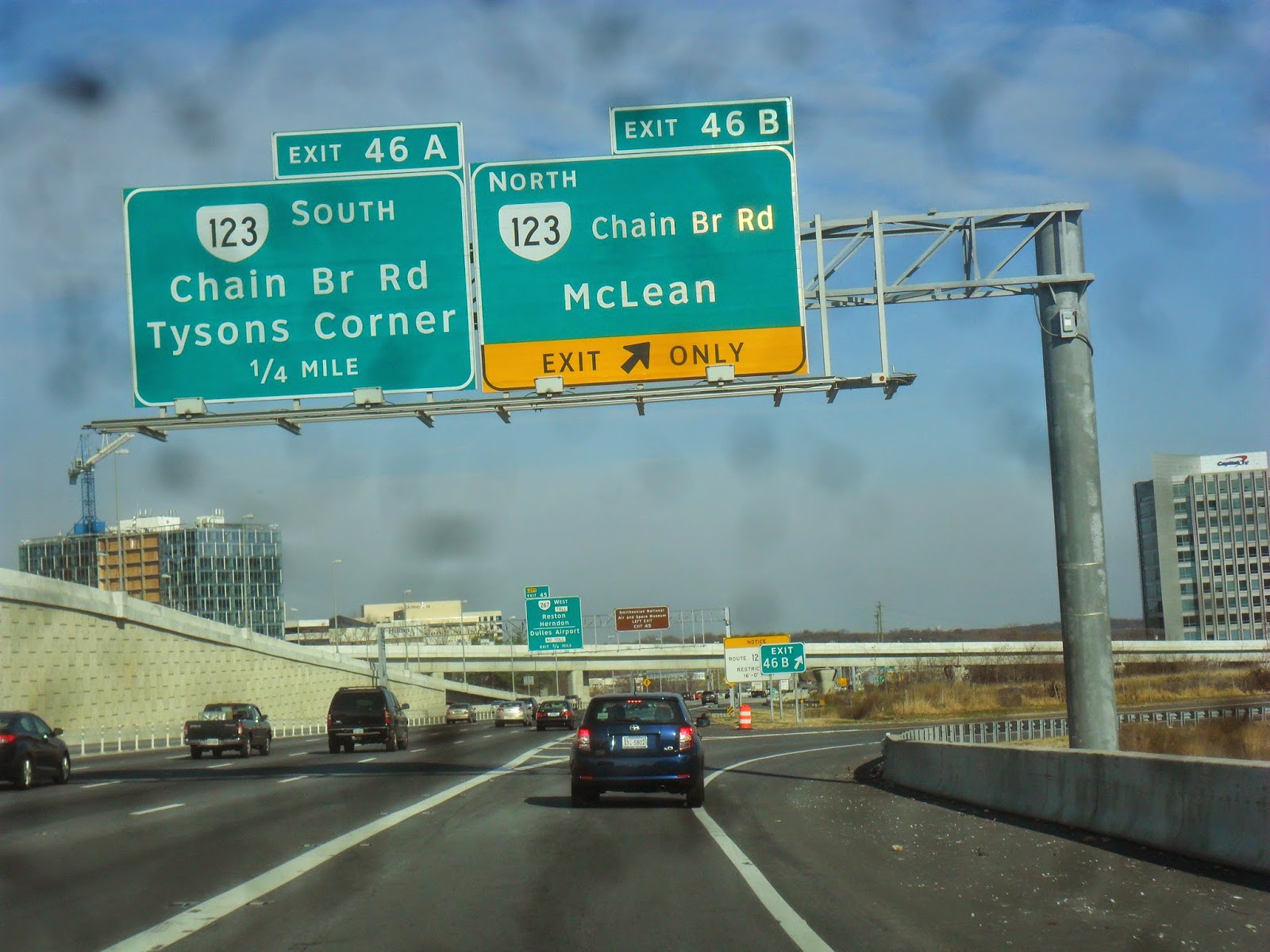 Luke's Signs: I-495/Capital Beltway & Rt. 123 - Fairfax County, VA