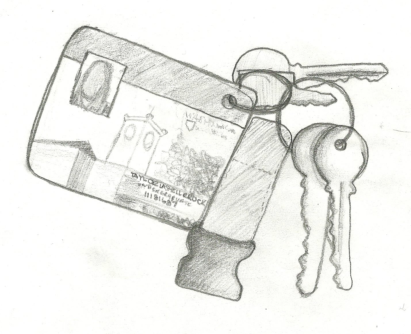 taylor brock design portfolio: Key Sketch