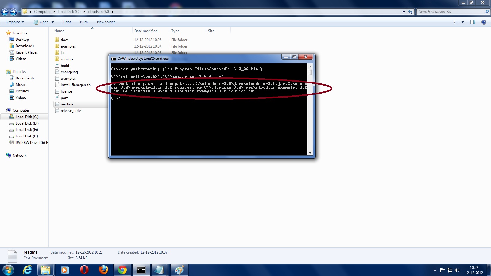 Programming Tips: Cloudsim installation in Windows