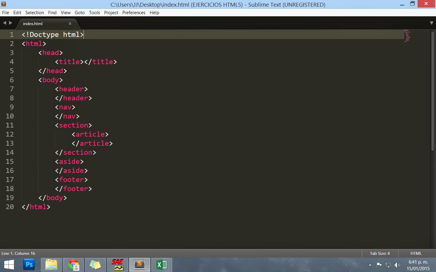 Evolutionews: Tutorial de Html5