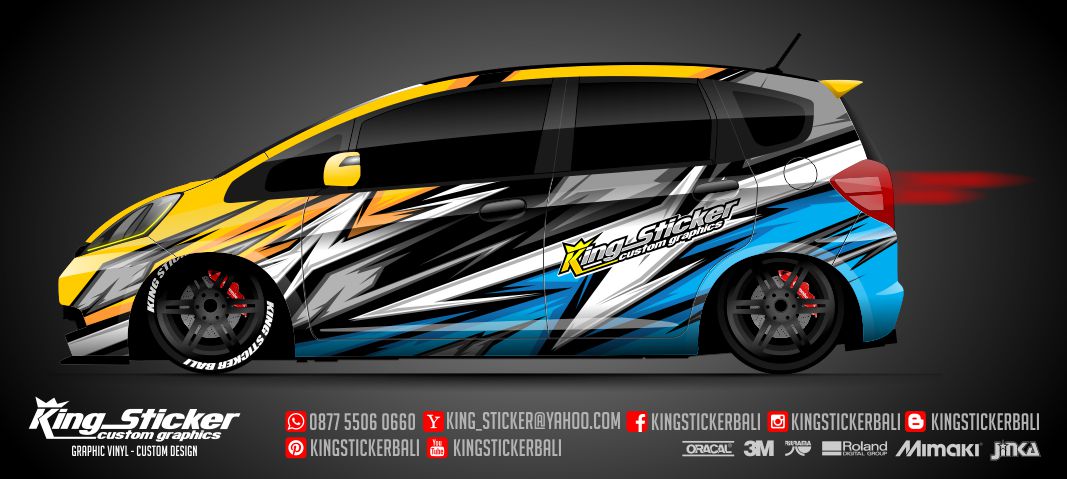 GALLERY CUTTING STICKER MOBIL MURAH DI DENPASAR BALI | King Sticker bali