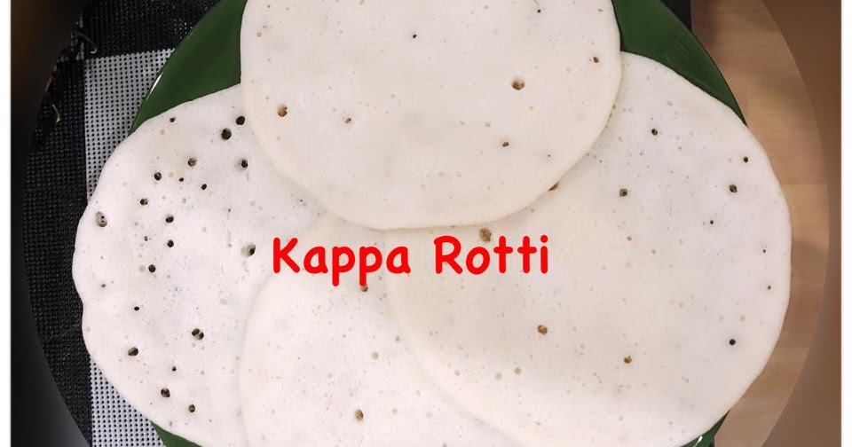 Yuvika's Kitchen: Kappa Rotti / Dosa