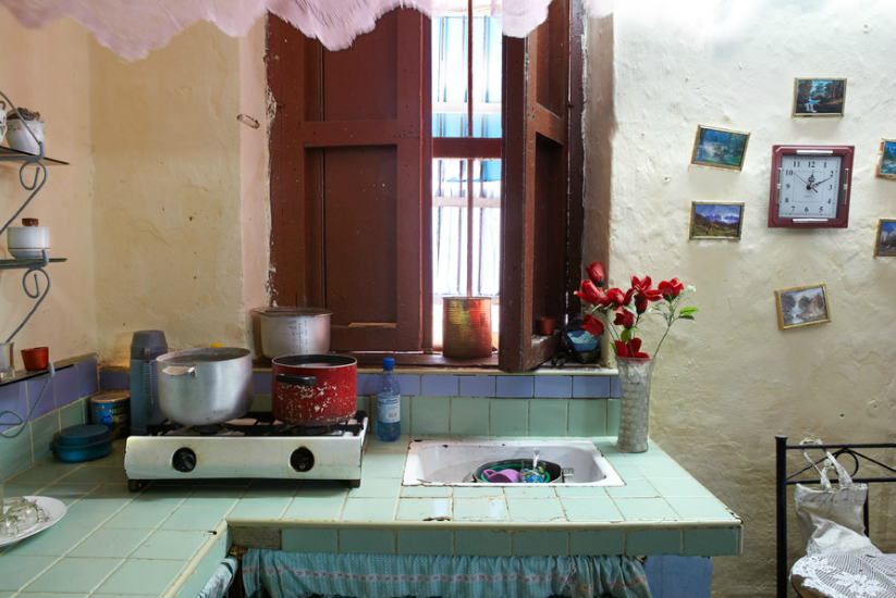 Introducing New Worlds With A Shrug: Insides: Cuban Kitchens