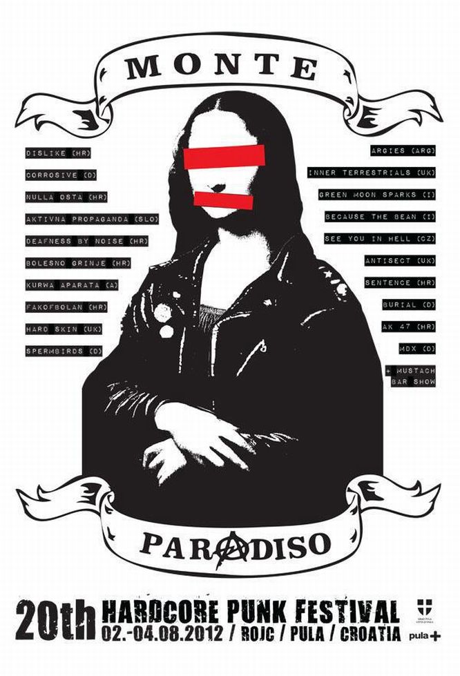 hardcore punk: 20 Monteparadiso hard core punk festival Pula Croatia 2012
