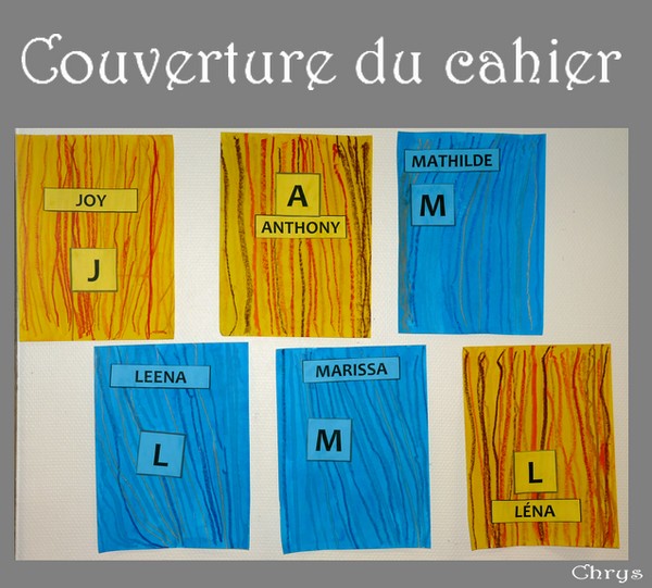 Le Journal de Chrys: La couverture du cahier