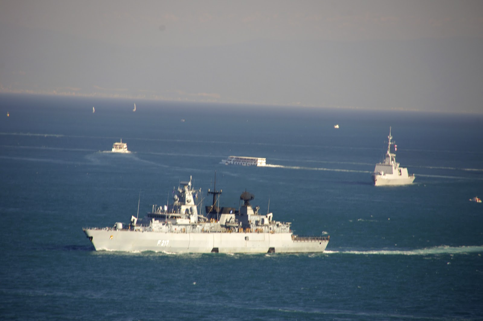 WARSHIPS ON THE BOSPHORUS: F 217 BAYERN-BRANDENBURG CLASS FRIGATE OF ...