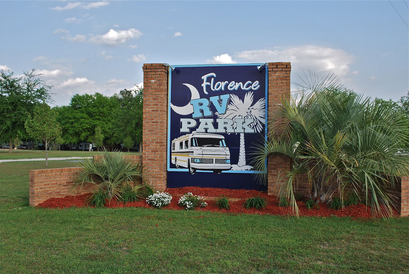 BLUE SKY AHEAD: Florence RV Park, Florence, SC