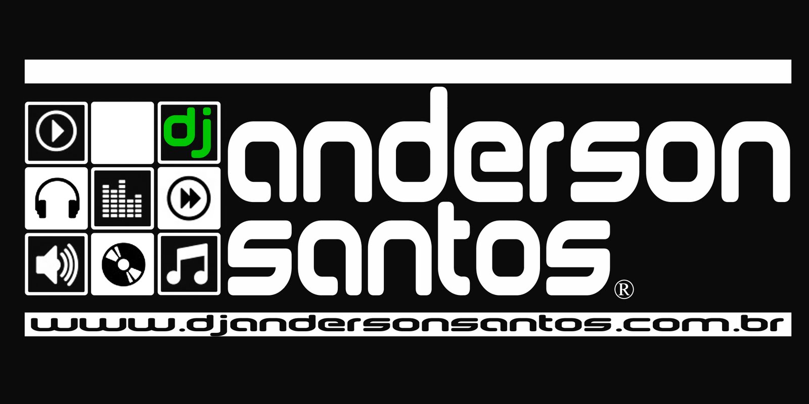 estáticas; in-movimento: DJ ANDERSON SANTOS - logotipo, símbolo visual ...