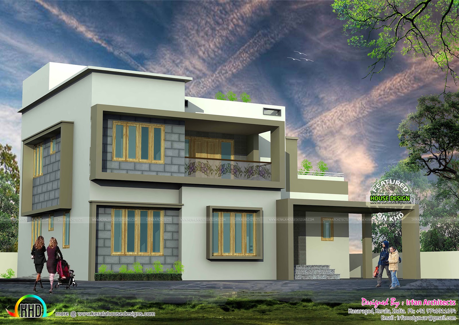 Very simple modern house architecture - Kerala Home Design and Floor ...