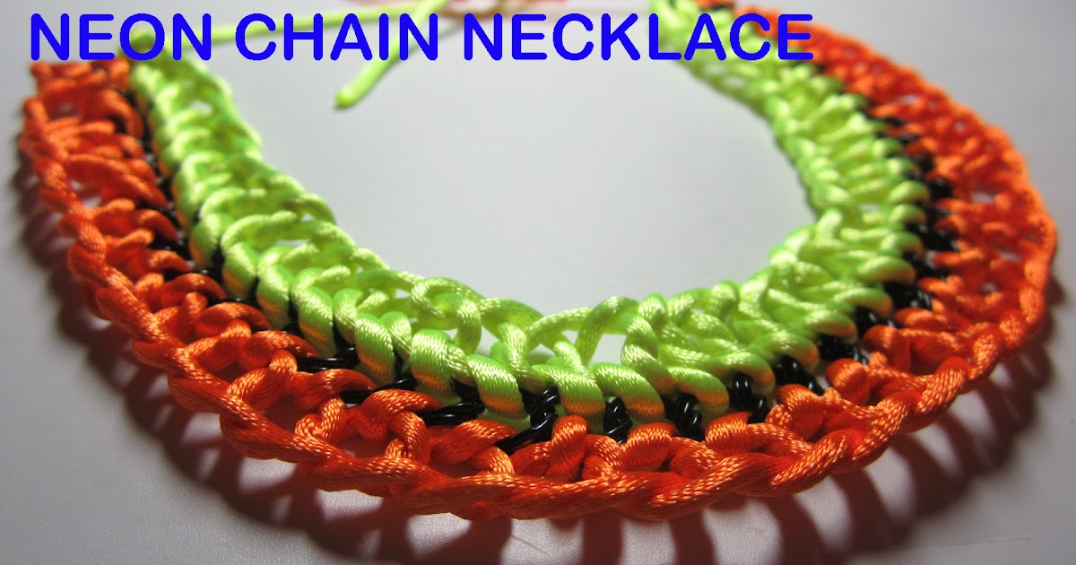 DIY NEON CHAIN NECKLACE | MY WHITE IDEA DIY