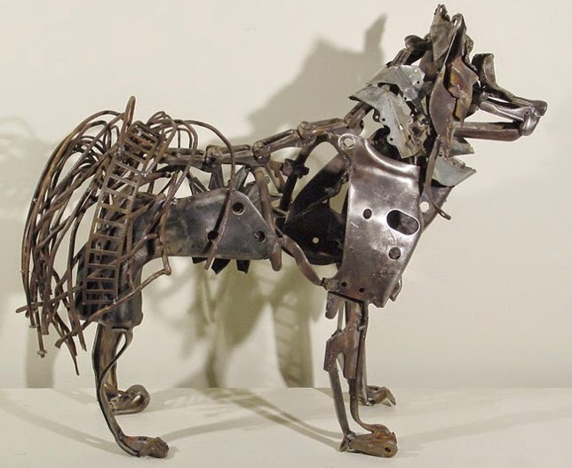 How to Recycle: Recycled Scrap Metals into Unique Sculptures