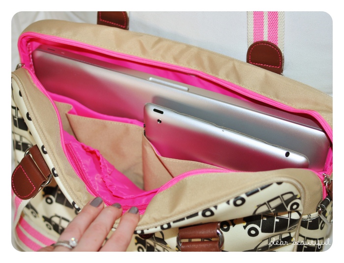 pink lining laptop bag review - dear beautiful {a family lifestyle blog}