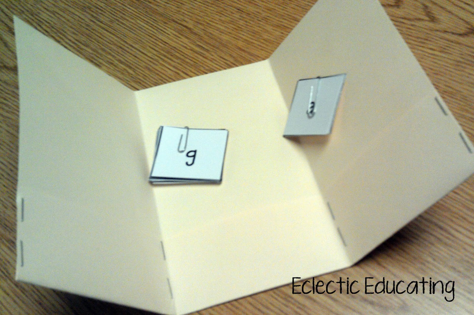 Eclectic Educating: Make - A - Word Folders
