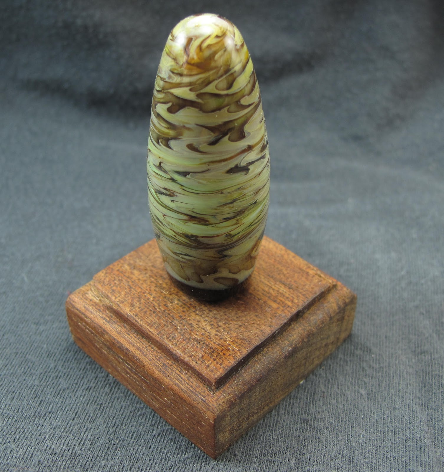 Powers Art Studio: Paperweights on Wooden Stands