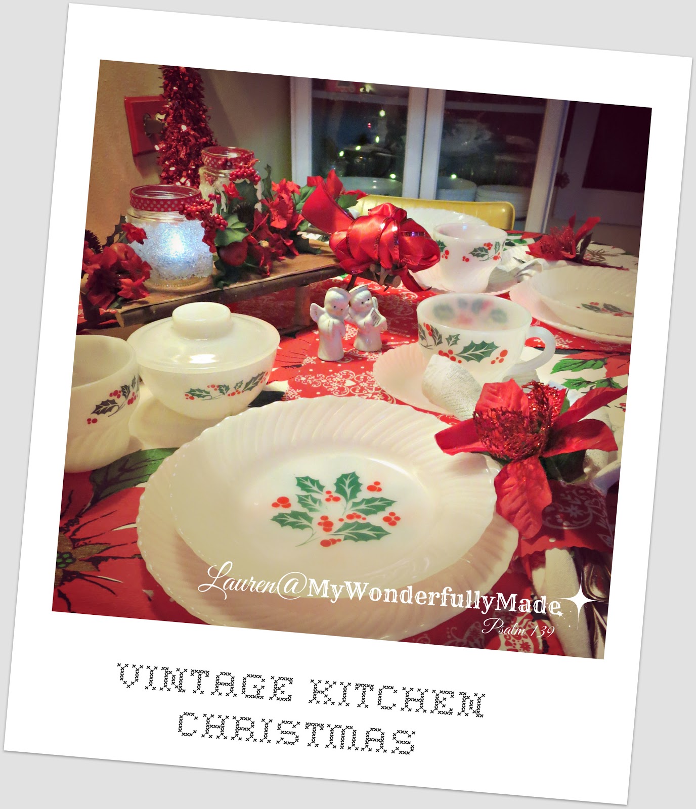 "Wonderfully Made": A Vintage Kitchen Christmas