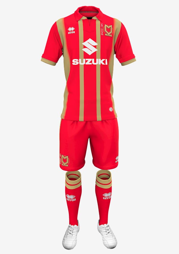 MK Dons 18-19 Home, Away & Third Kits Revealed - Footy Headlines