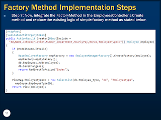 Sql server, .net and c# video tutorial: Factory Method Design Pattern