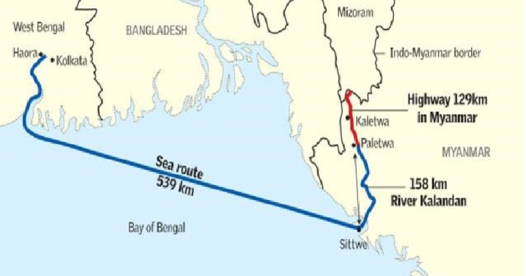 Kaladan Multi Modal Transit Transport Project - Mizoram Vanneihna Tur ...
