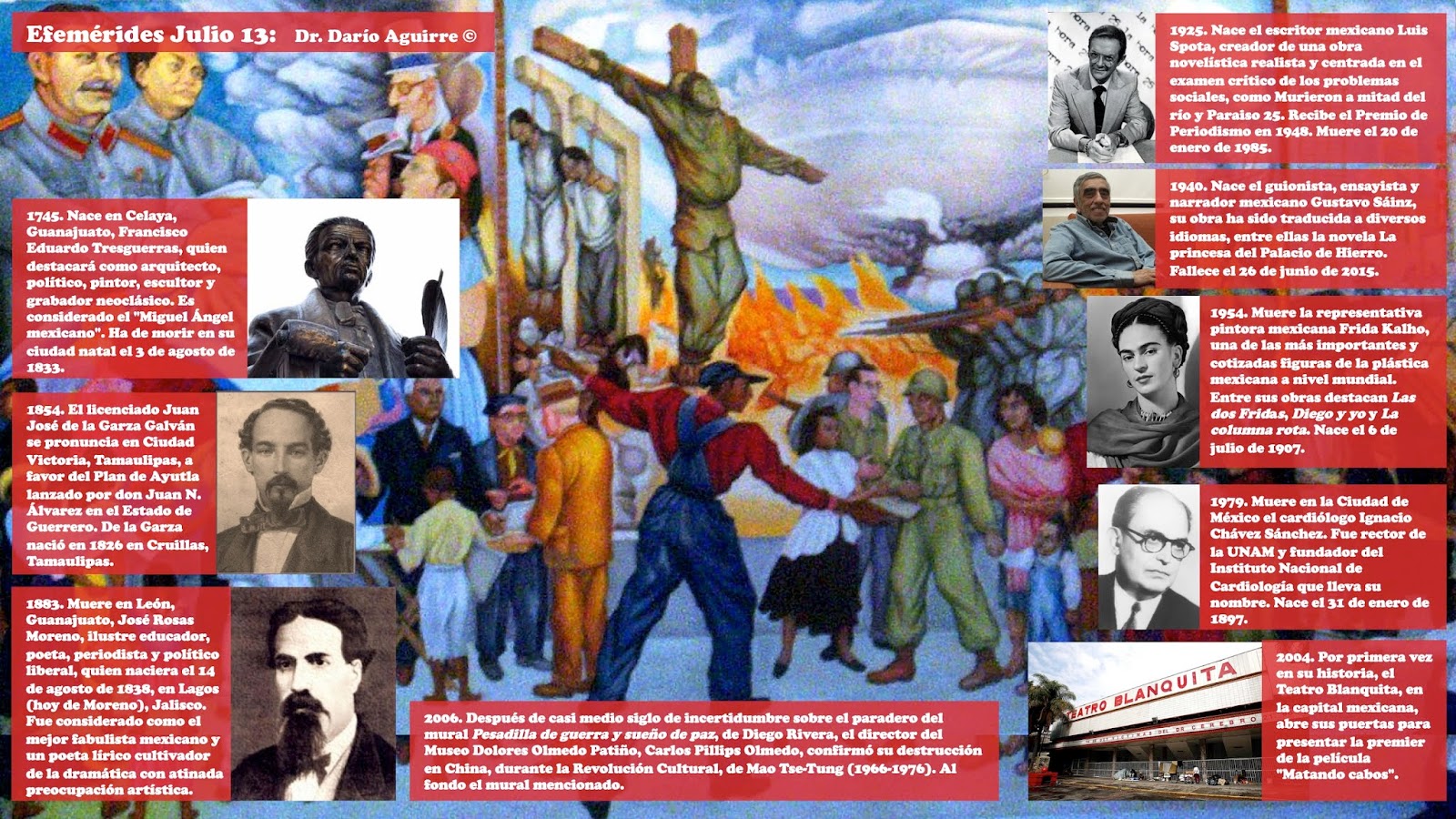 El maestro: Efemérides Mexicanas Julio 13