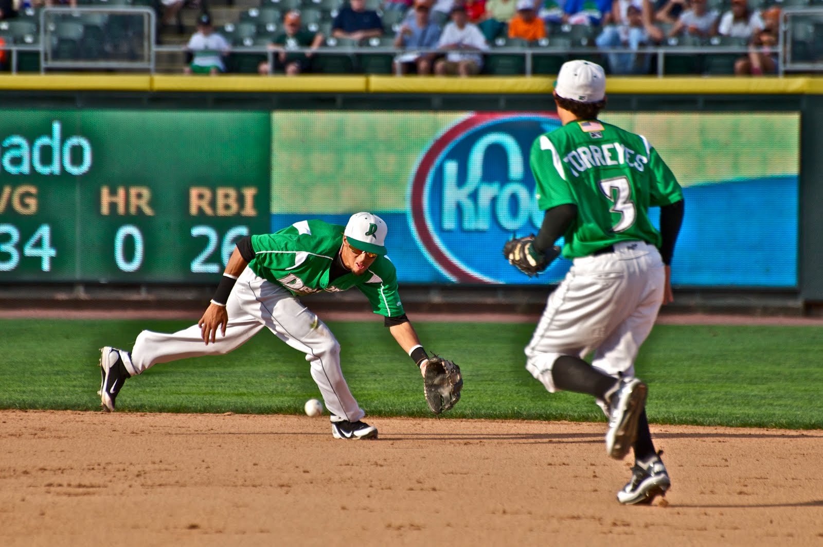 Cedarville sports journalists: Dayton Dragons photos by Stephen Port