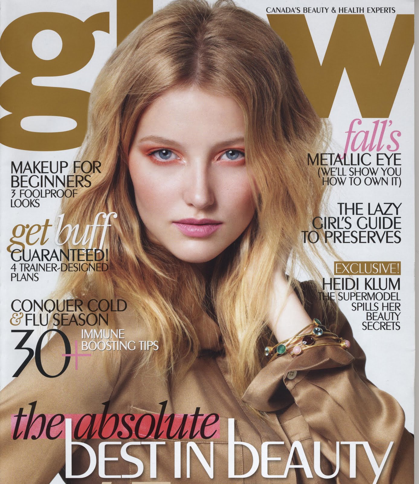 Push Management Inc.: Glow Magazine - Cover
