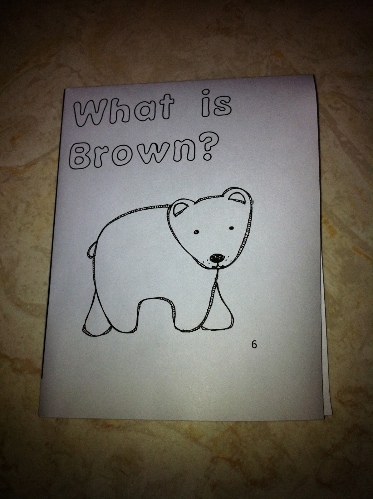Mrs. Anton's Grade 1 Fun!: Brown Bear Brown Bear Color Word Fun